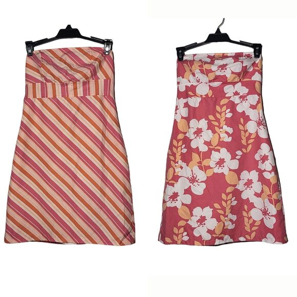 Target | Dresses | Target Reversible Convertible Floral Striped ...